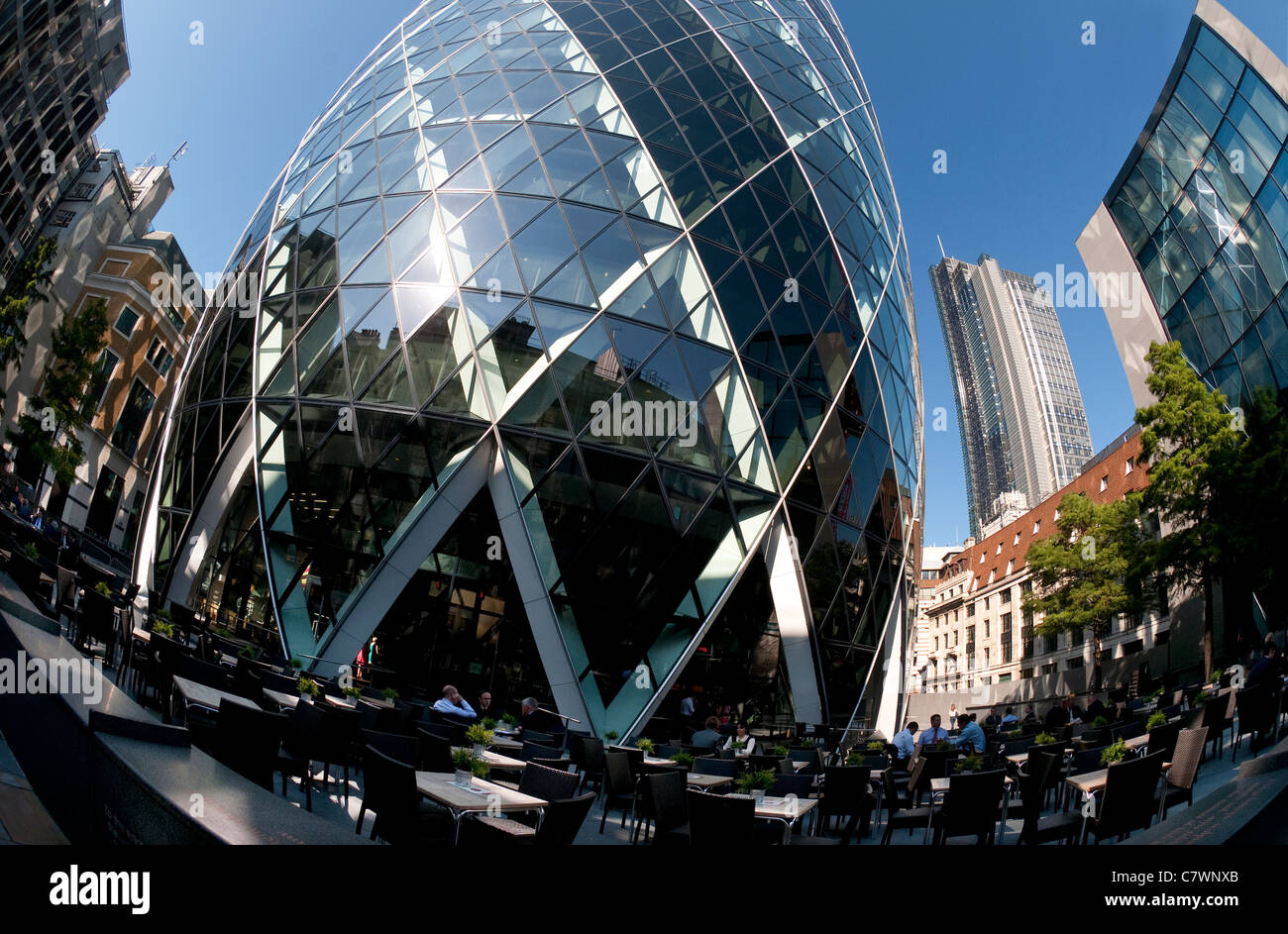 Gherkin building hi-res stock photography and images - Alamy