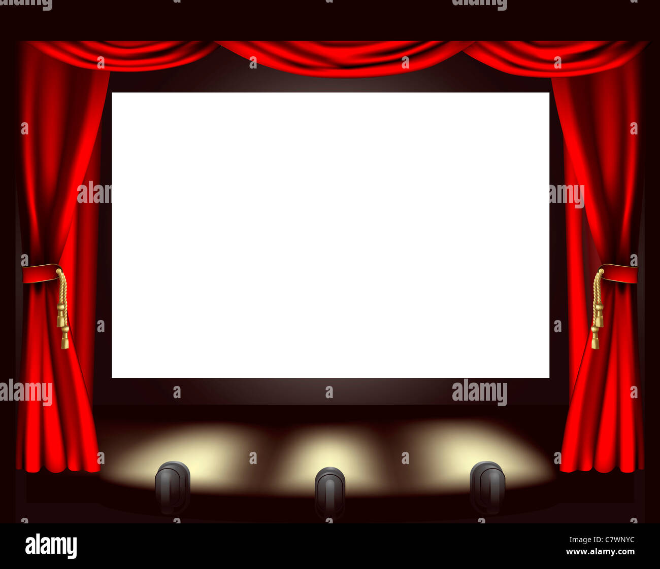 Movie Theater Screen Curtain
