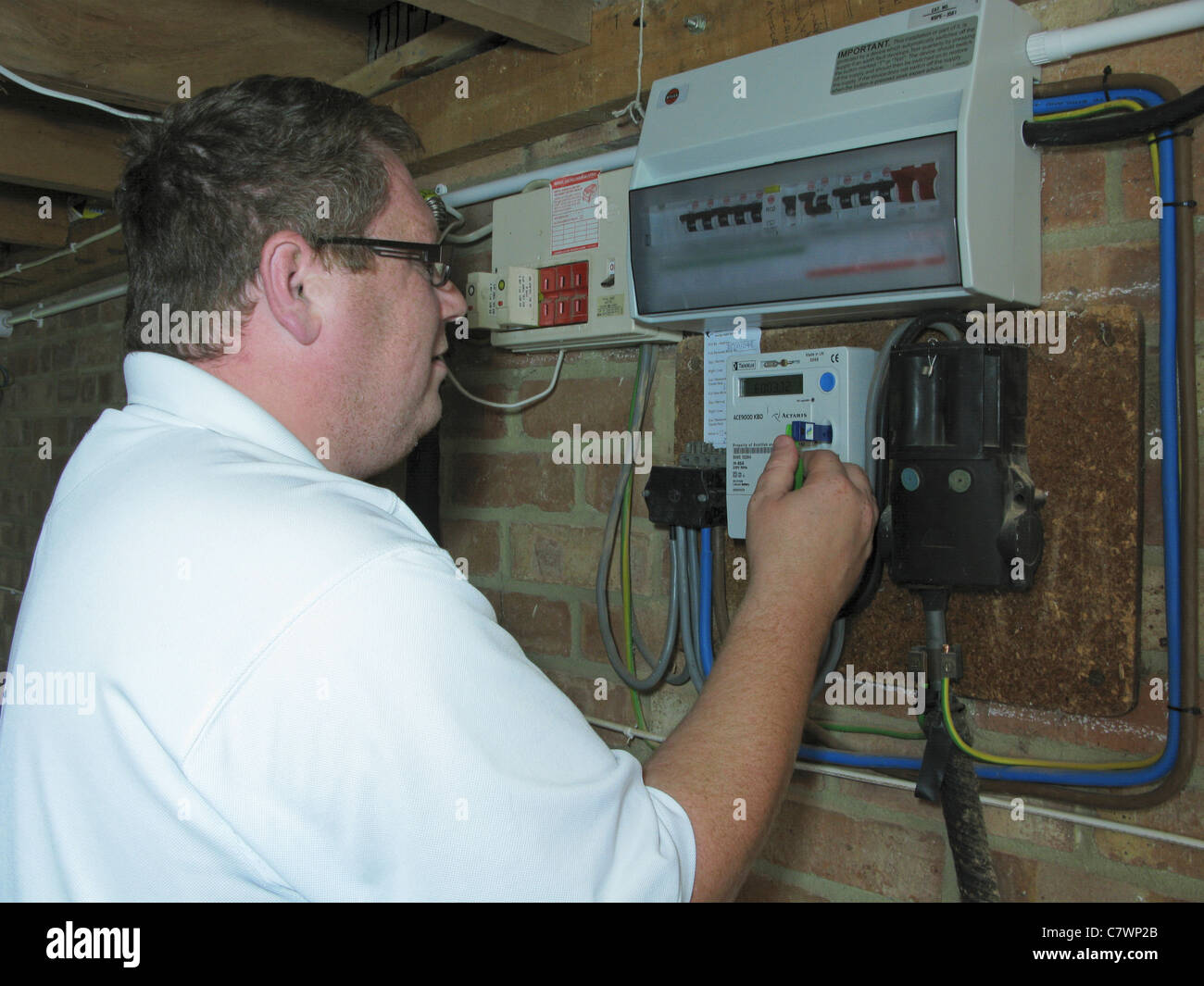 Prepayment electricity meter hi-res stock photography and images - Alamy