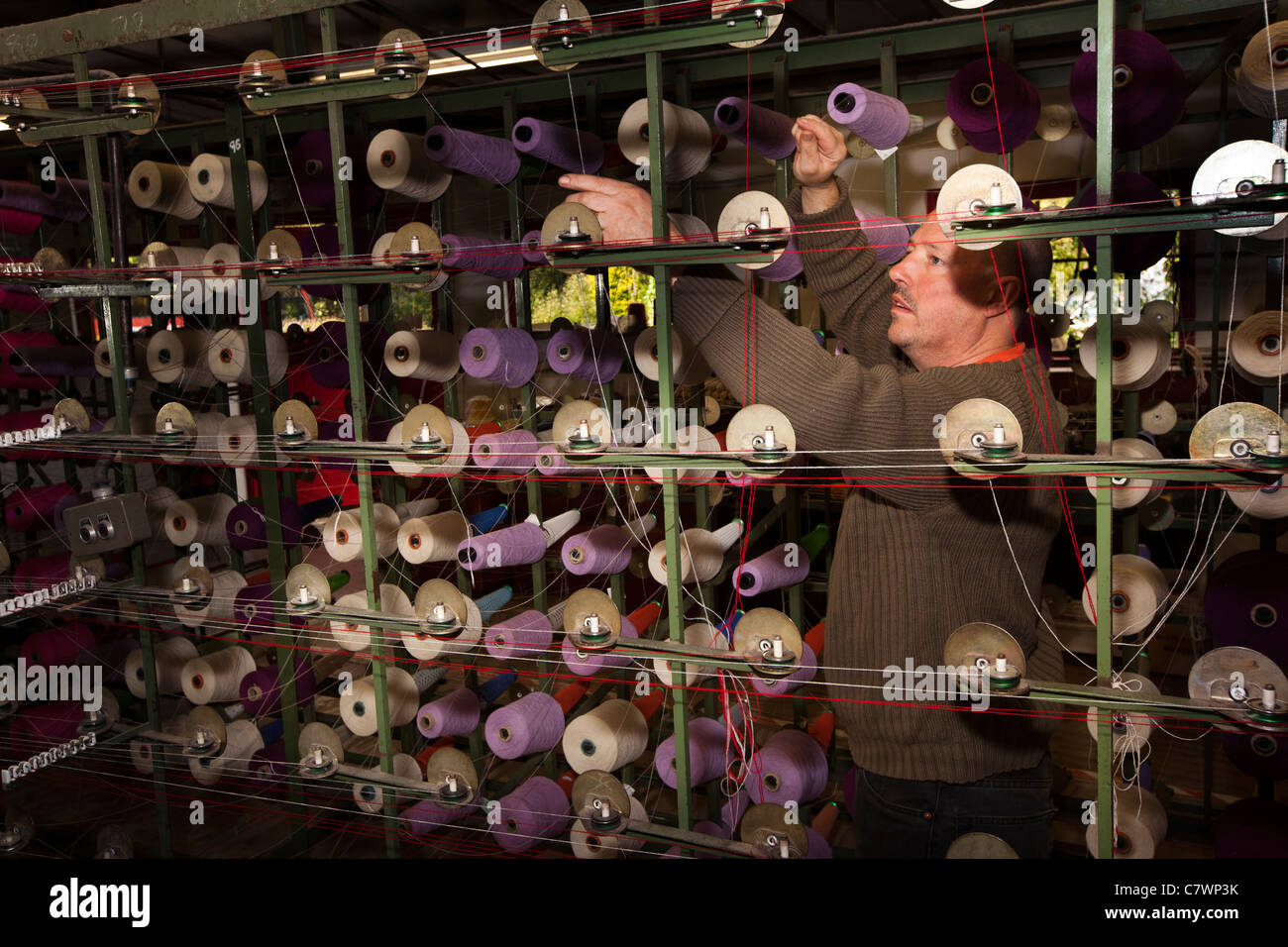 Yarn winding hi-res stock photography and images - Alamy