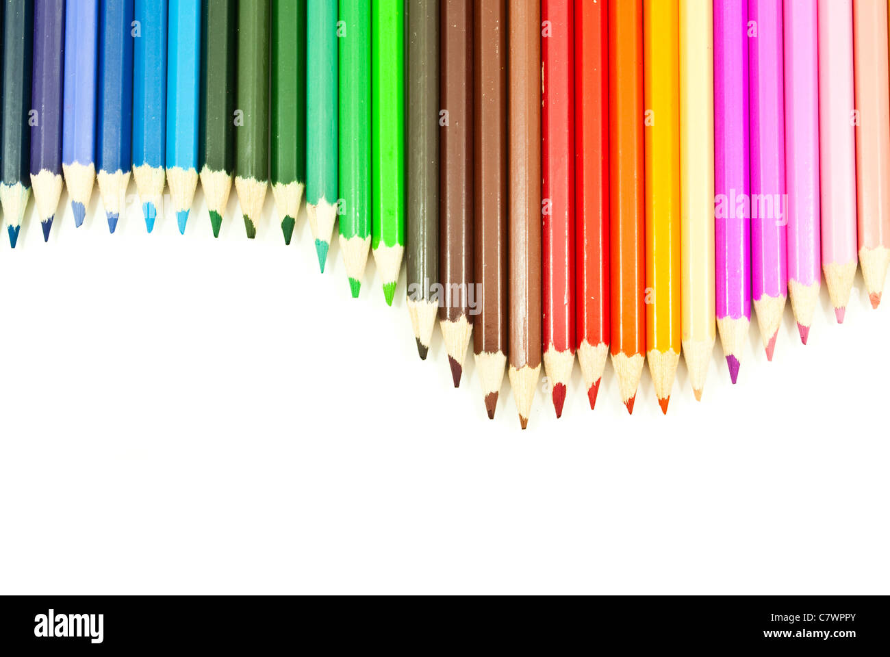 Colorful pencil texture background Stock Photo - Alamy
