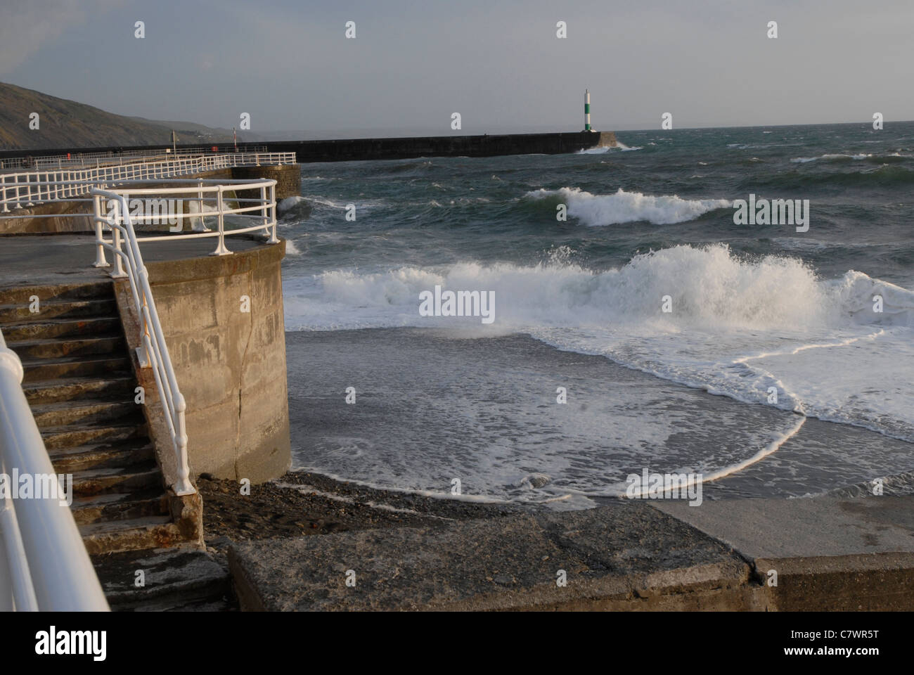 Seawall railing hi-res stock photography and images - Alamy