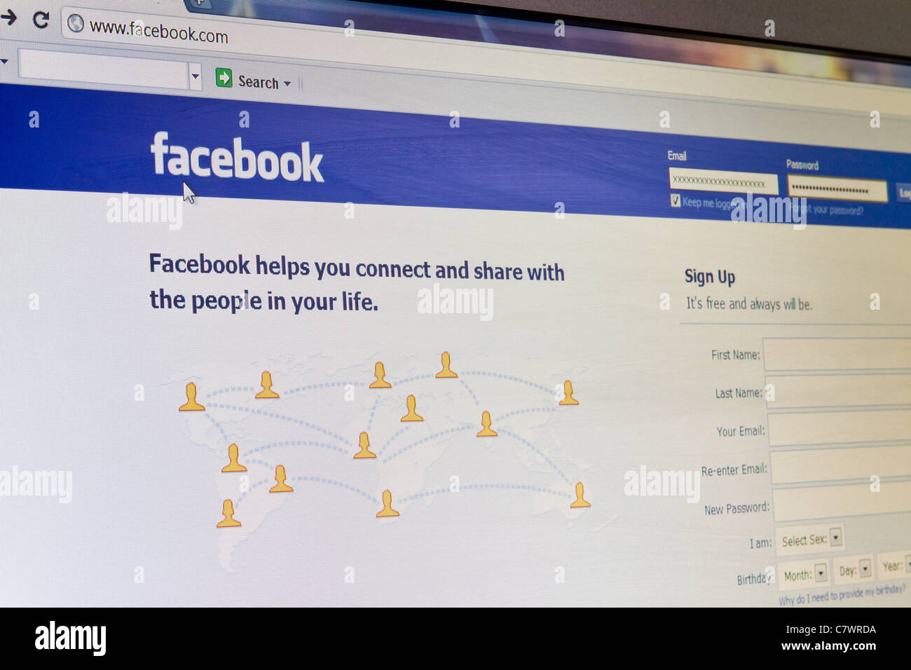 Google search facebook social media hi-res stock photography and images ...