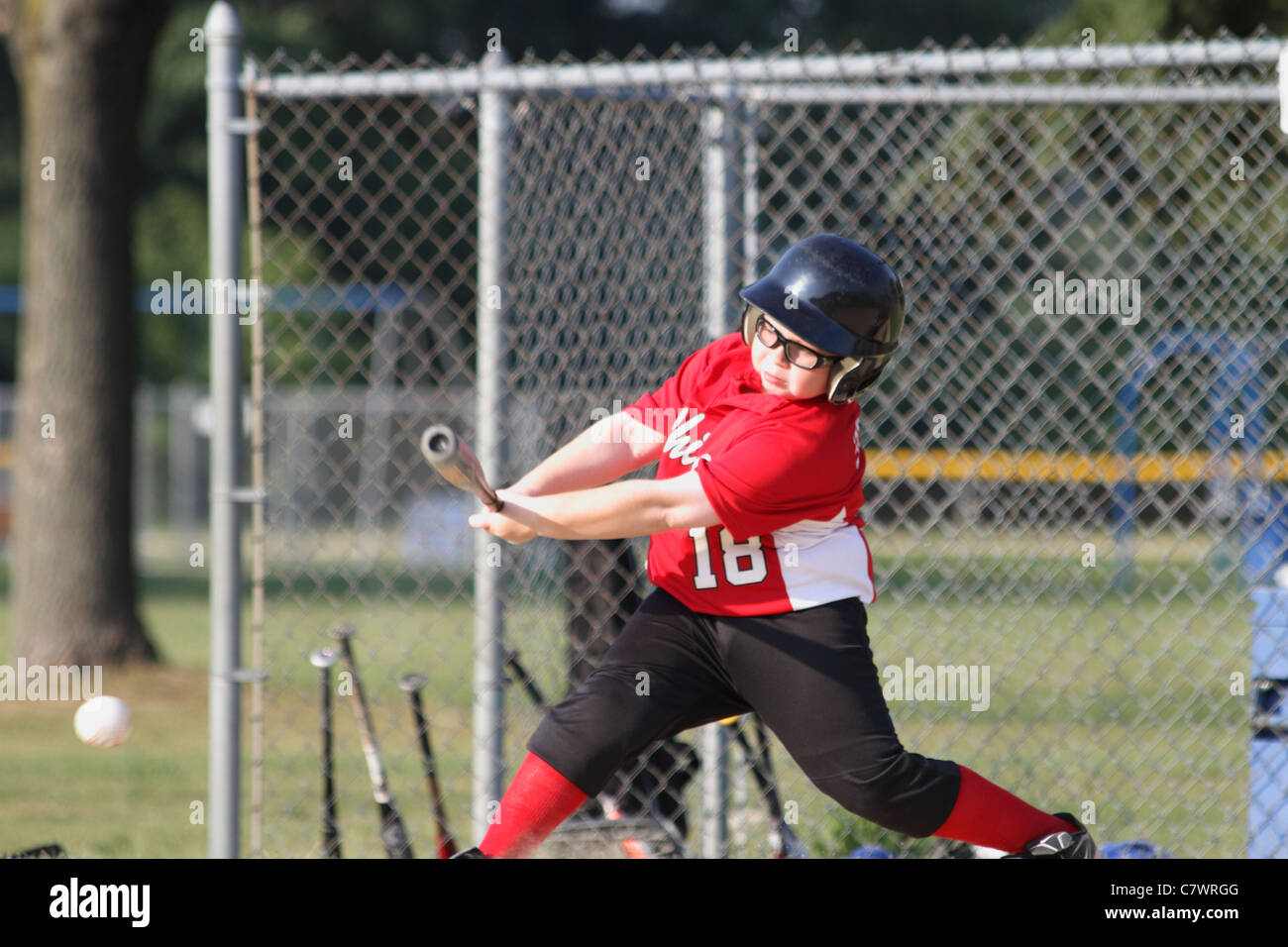 Batter swings hi-res stock photography and images - Alamy