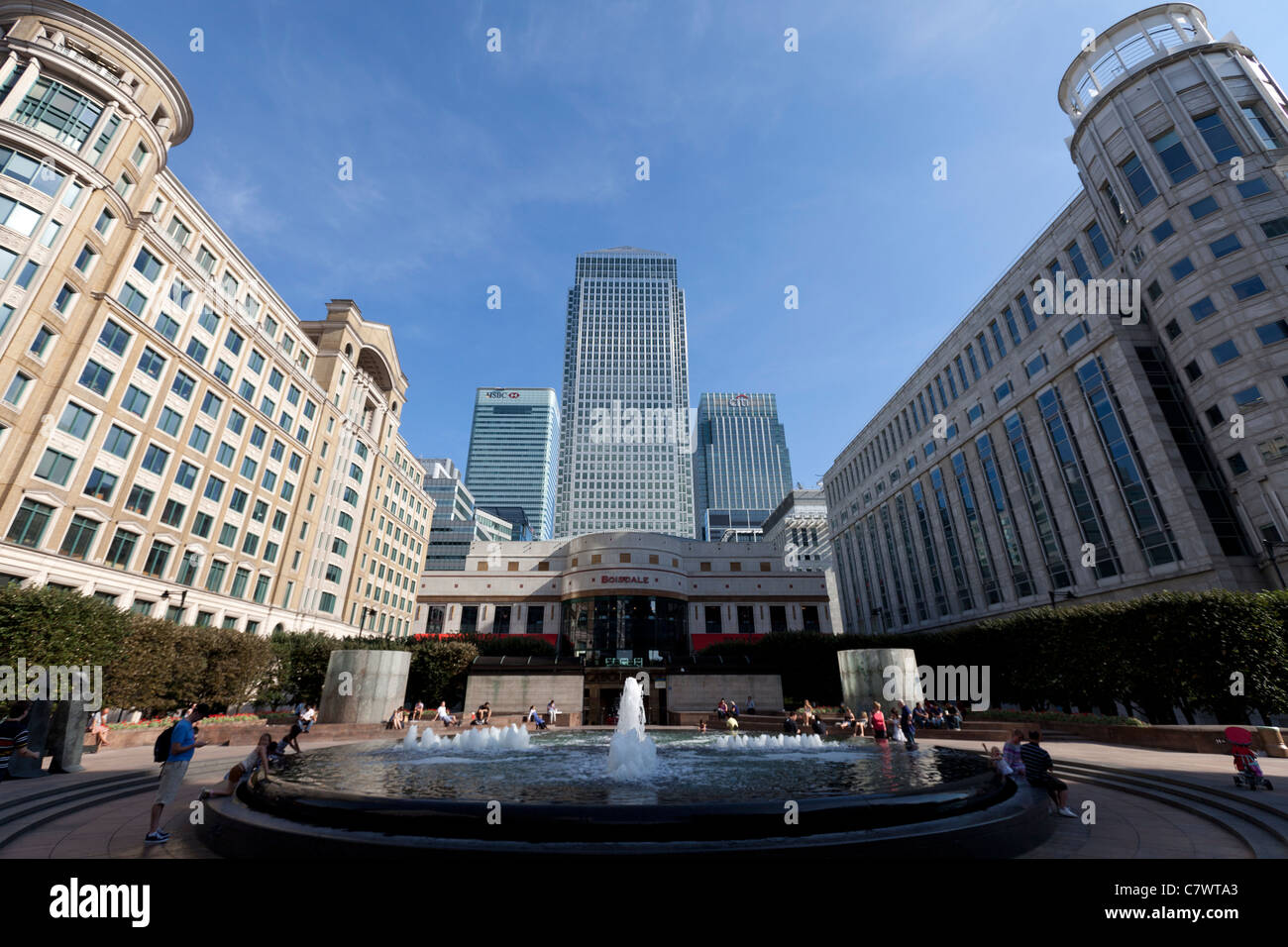 Cabot Square, Canary Wharf London, England, UK Stock Photo - Alamy