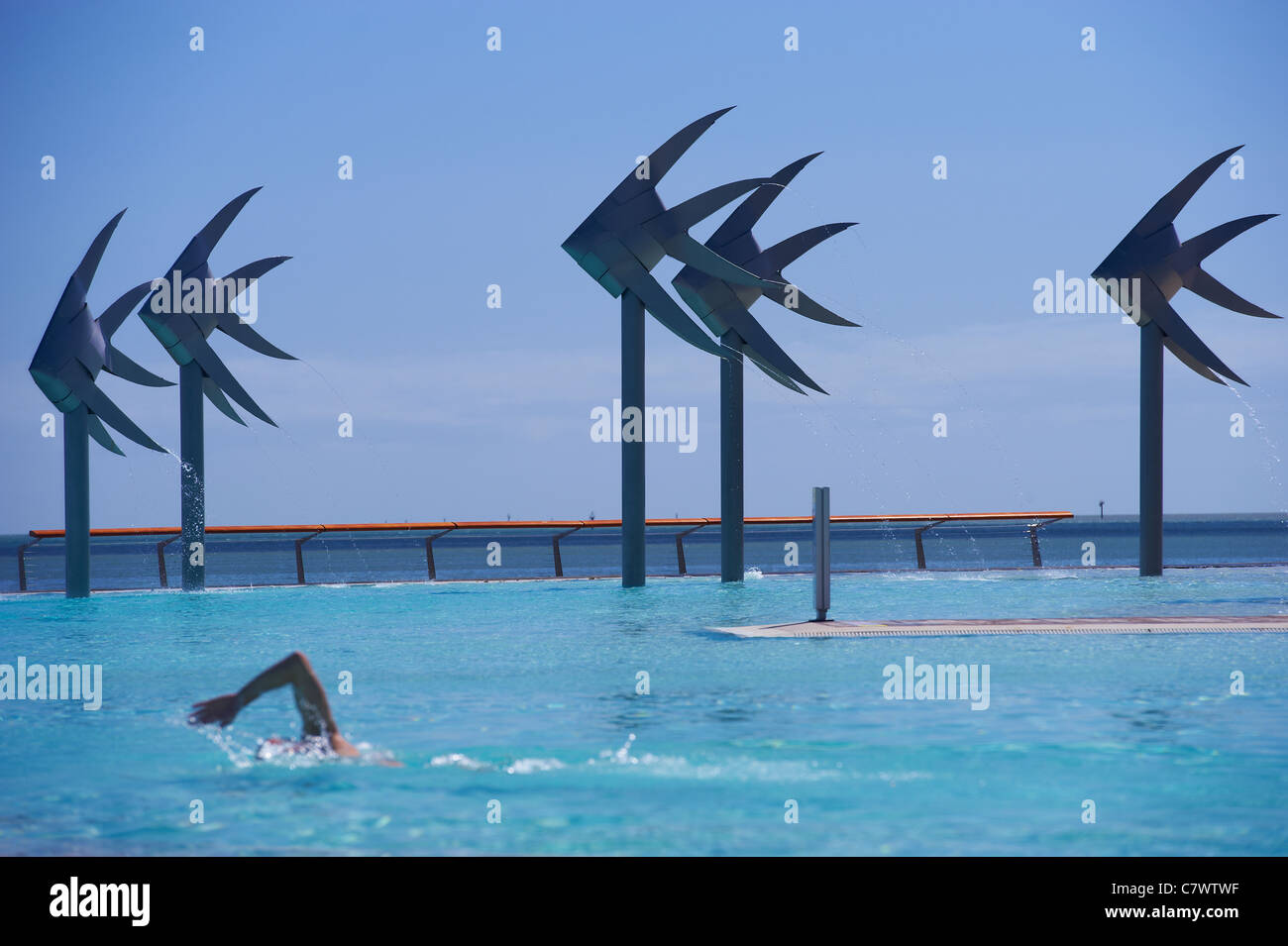 Cairns Esplanade Lagoon, Queensland Australia Stock Photo - Alamy