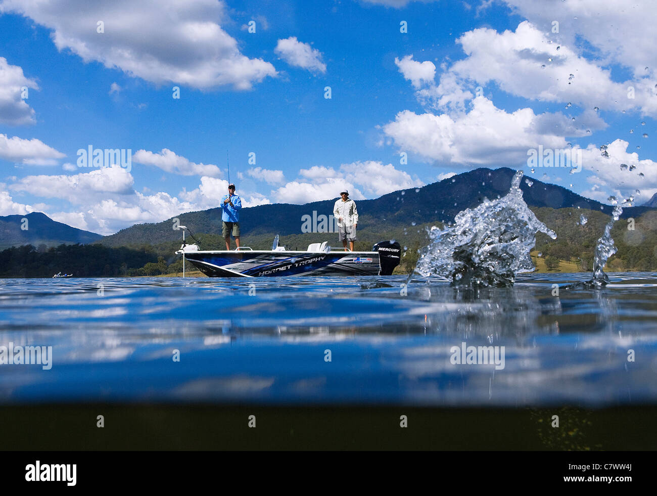 Fishing angling anglers from boat hi-res stock photography and images ...