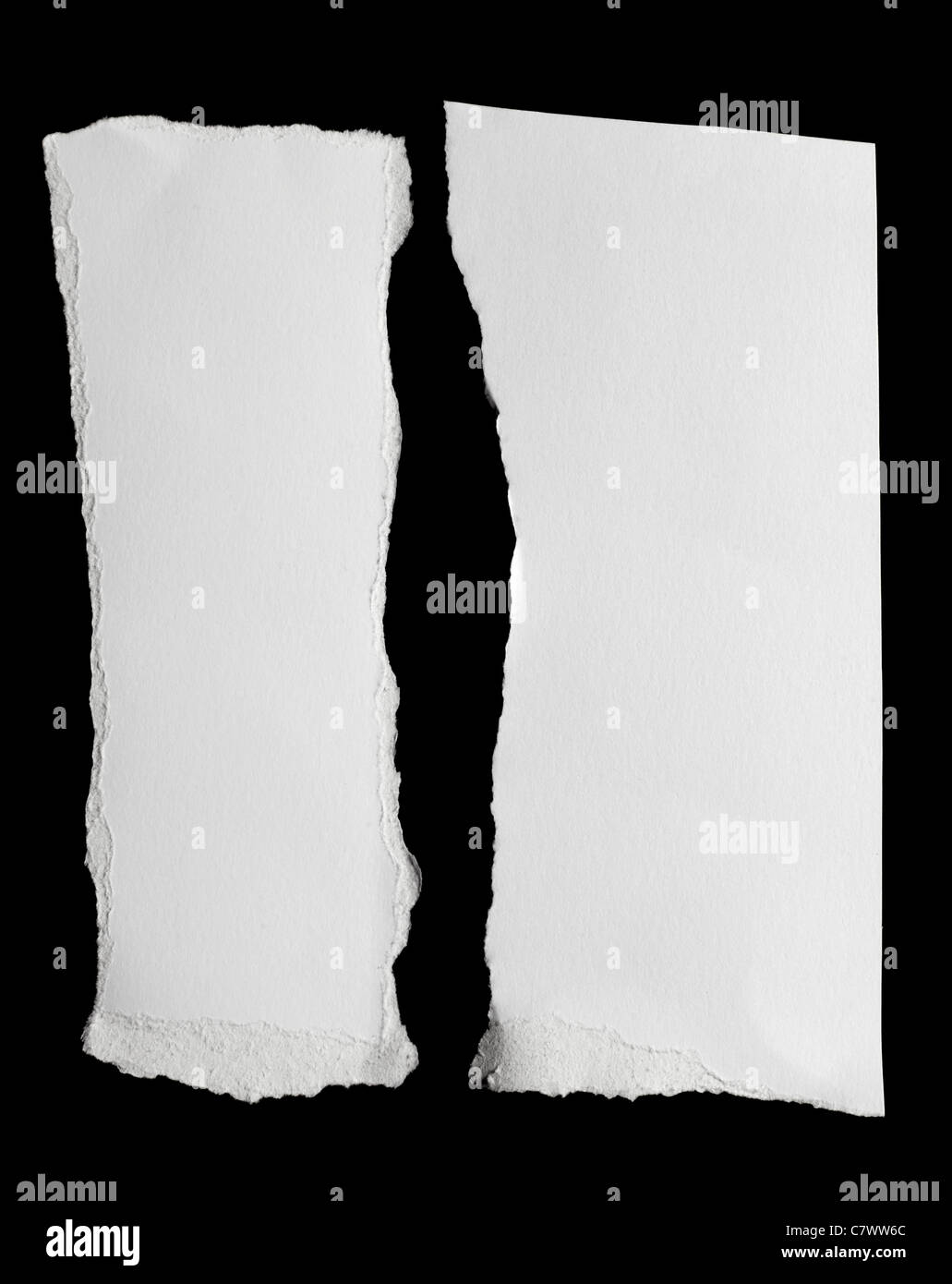 Torn pieces black paper Black and White Stock Photos & Images - Alamy