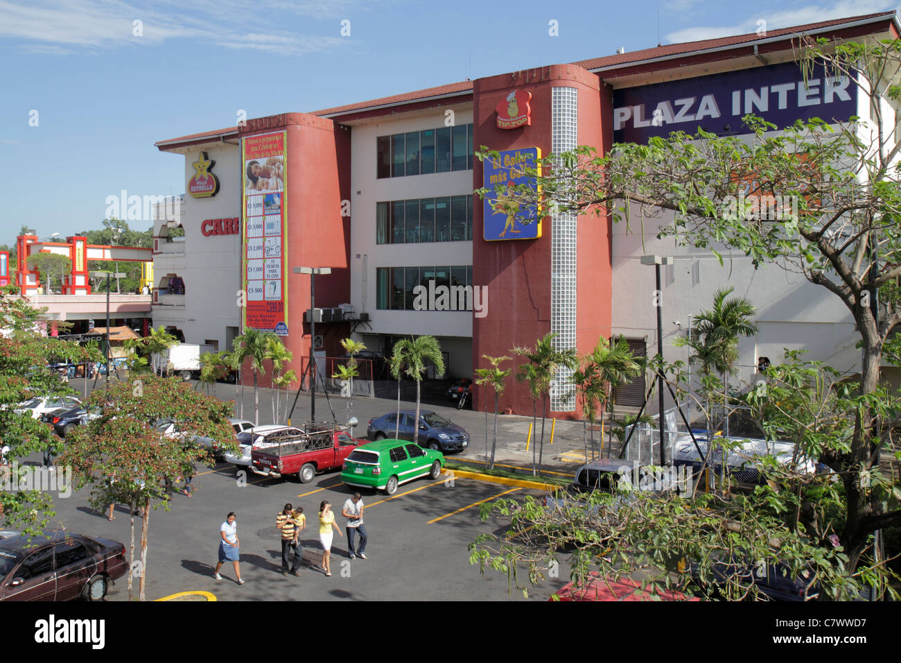Managua Nicaragua Plaza Inter shopping center mall building signage ...