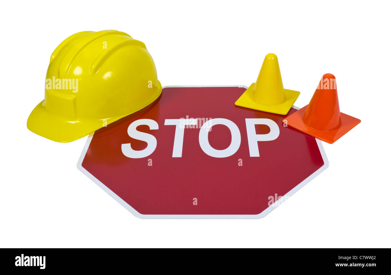 Traffic Cones Yellow Sign High Resolution Stock Photography and Images ...