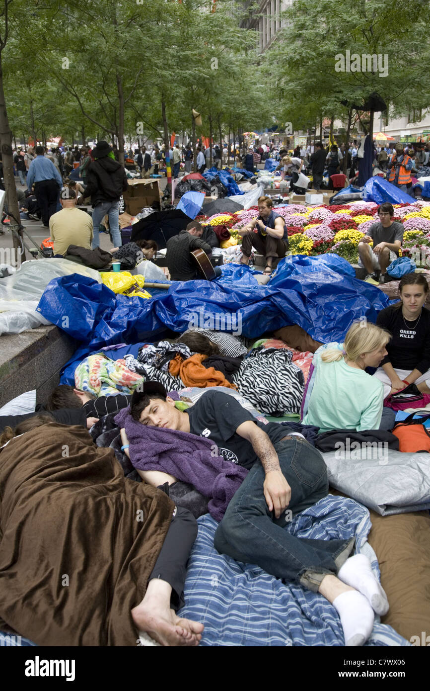 Occupy Wall Street: a leaderless movement tired of the the greed and ...