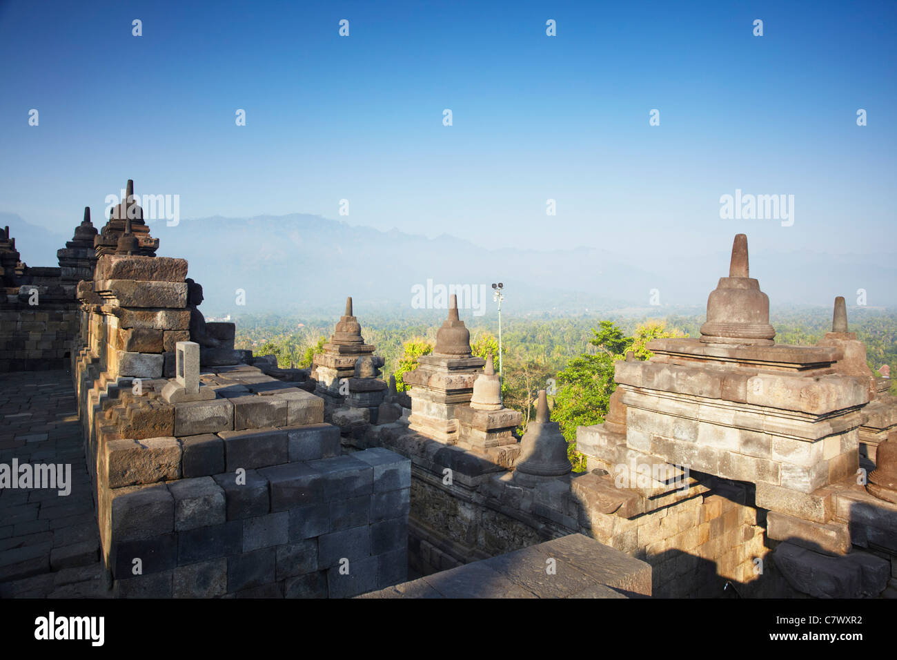 Borobudur Temple (UNESCO World Heritage Site), Java, Indonesia Stock ...