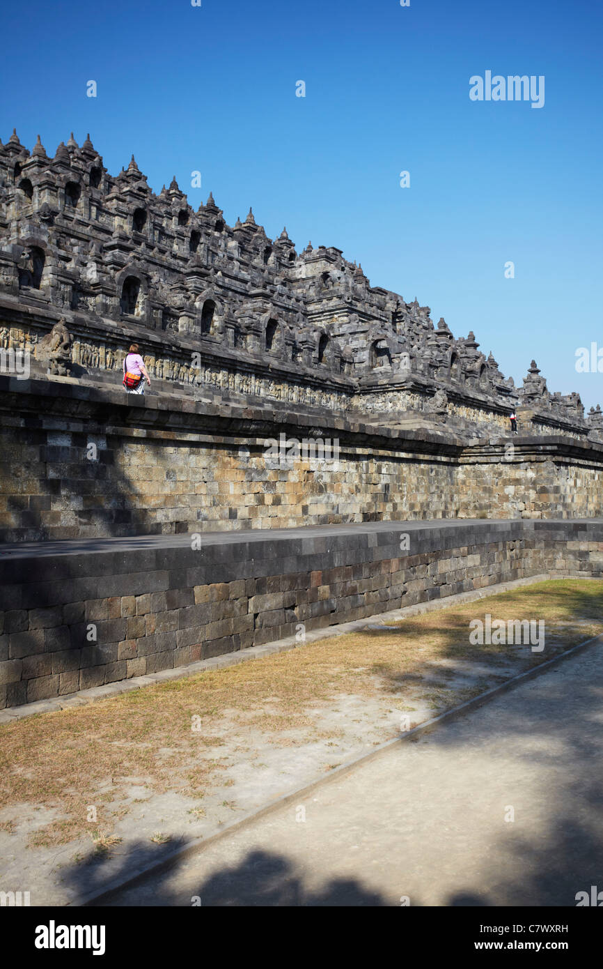 Borobudur Temple (UNESCO World Heritage Site), Java, Indonesia Stock ...
