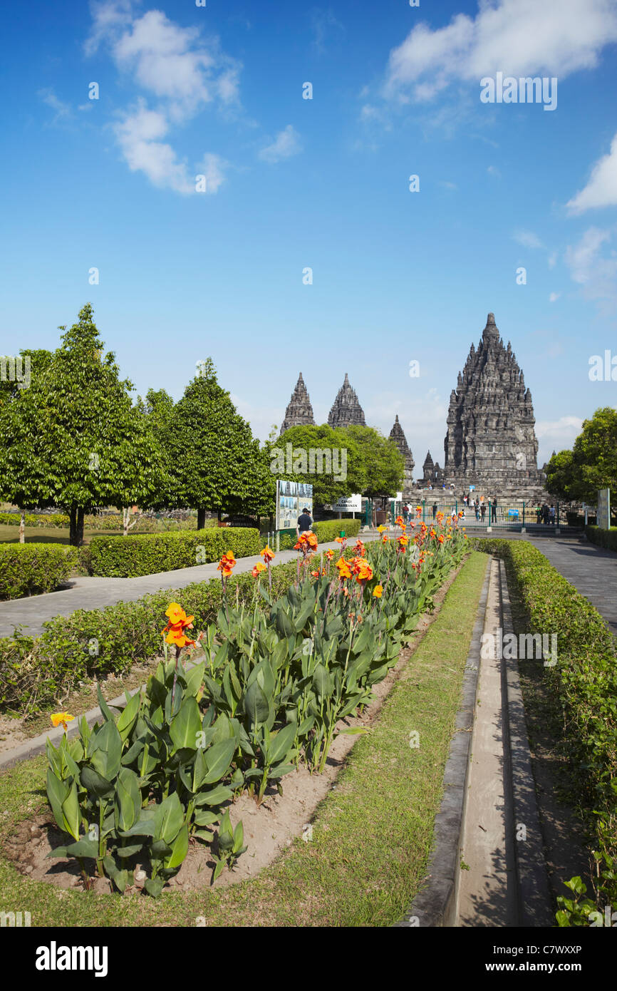 Temples at Prambanan complex (UNESCO World Heritage Site), Java ...