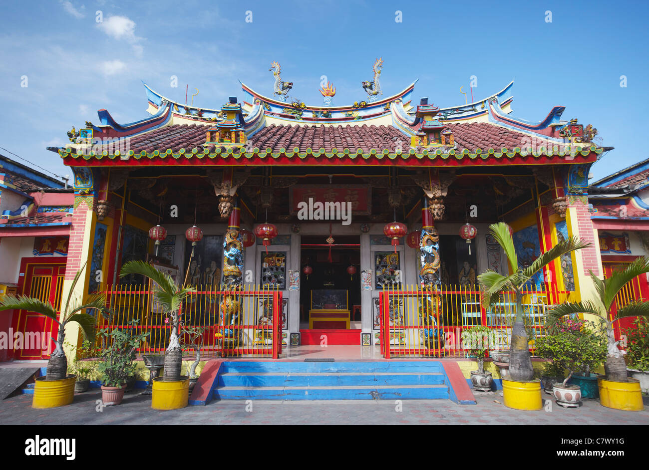 Vihara Buddha Prabha Temple, Yogyakarta, Java, Indonesia Stock Photo ...