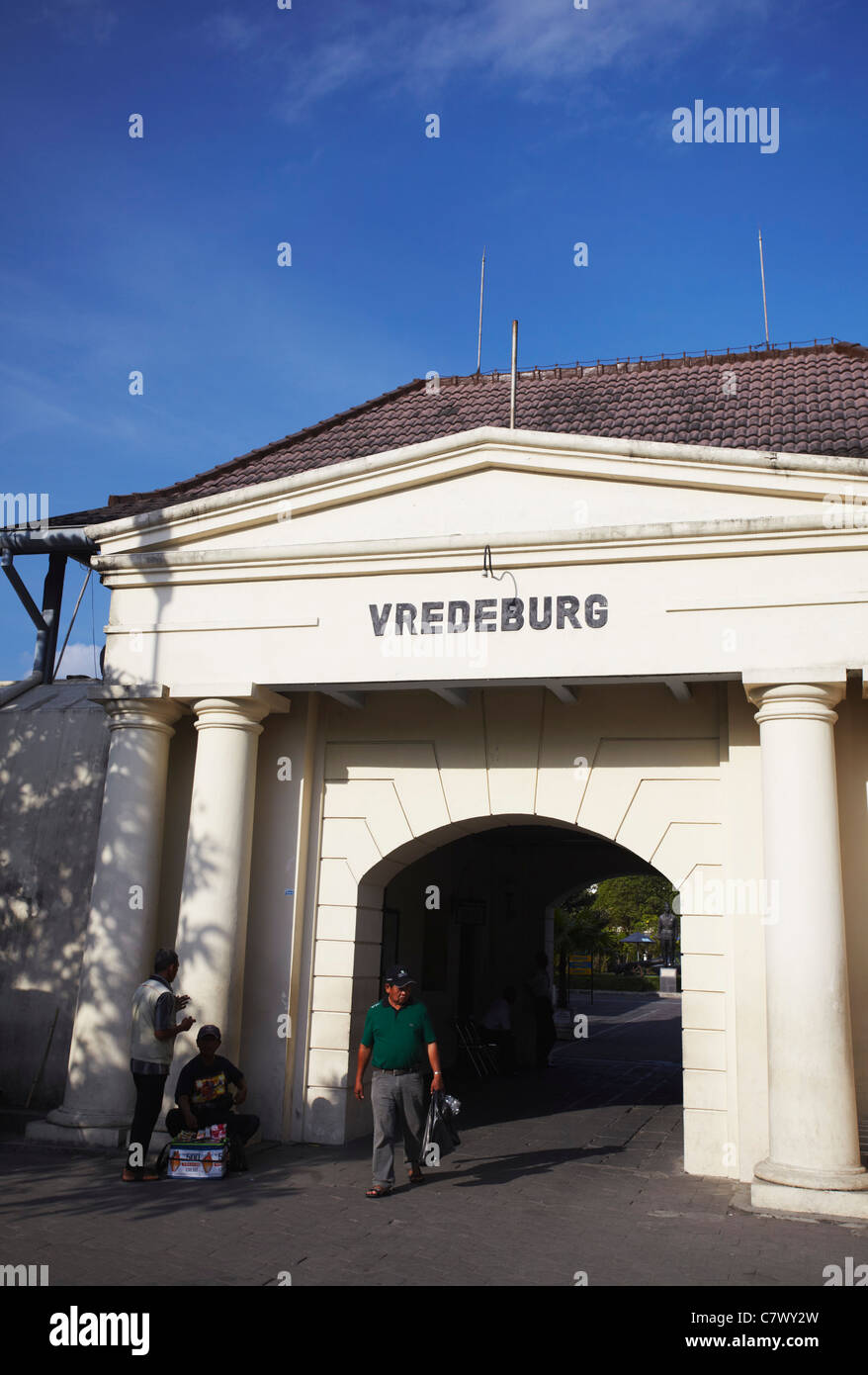 Entrance of Dutch fort of Benteng Vredeburg, Yogyakarta, Java ...
