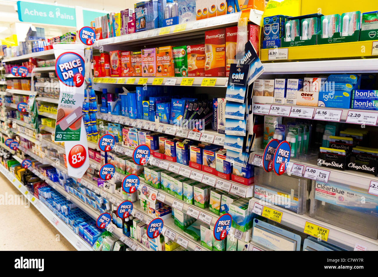 Tesco medicine hi-res stock photography and images - Alamy