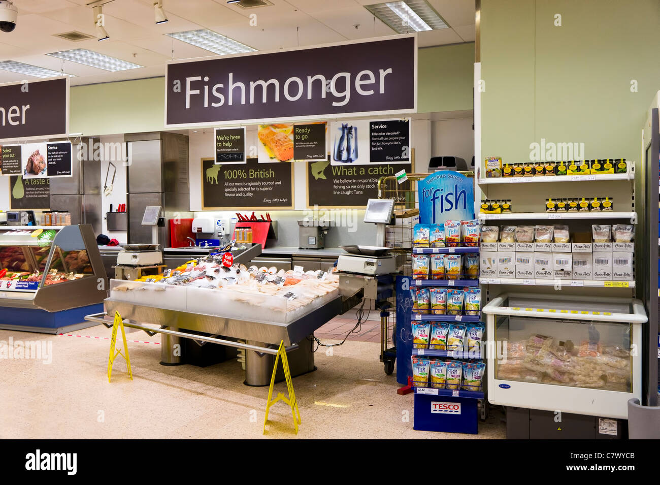 Tesco counter hi-res stock photography and images - Alamy