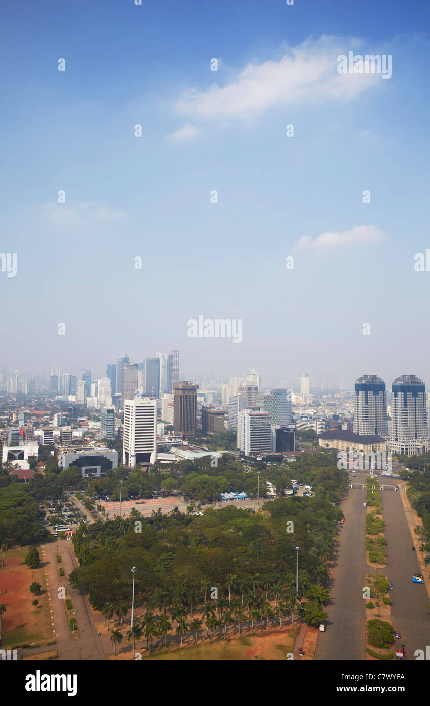 Skyline of Jakarta, Java, Indonesia Stock Photo - Alamy
