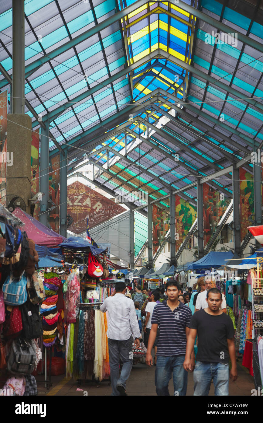 Covered street market, Little India, Kuala Lumpur, Malaysia Stock Photo ...