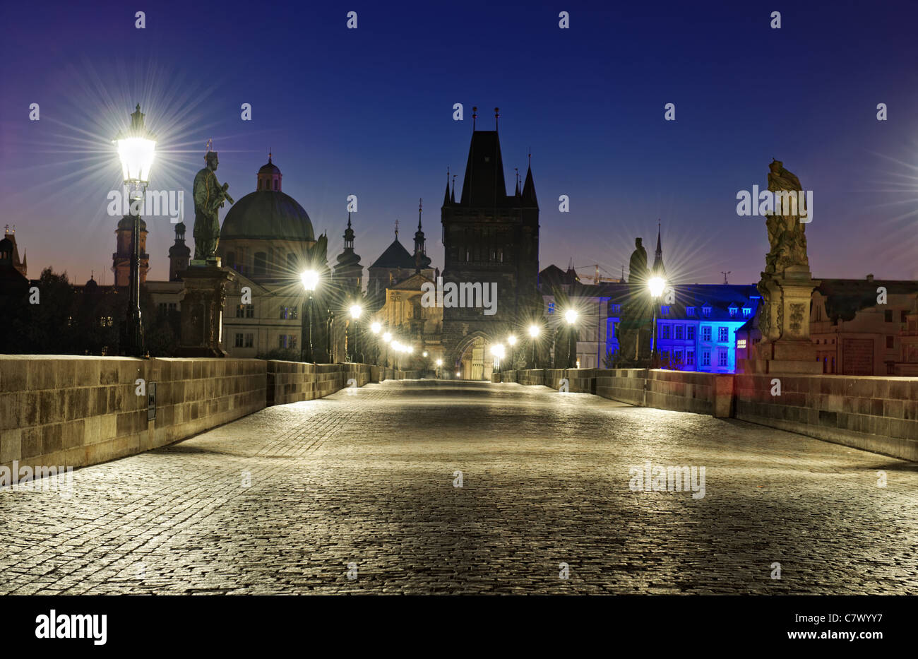 Prague bridge hi-res stock photography and images - Alamy
