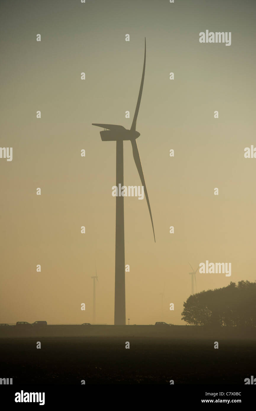 Turbines silhouette hi-res stock photography and images - Alamy