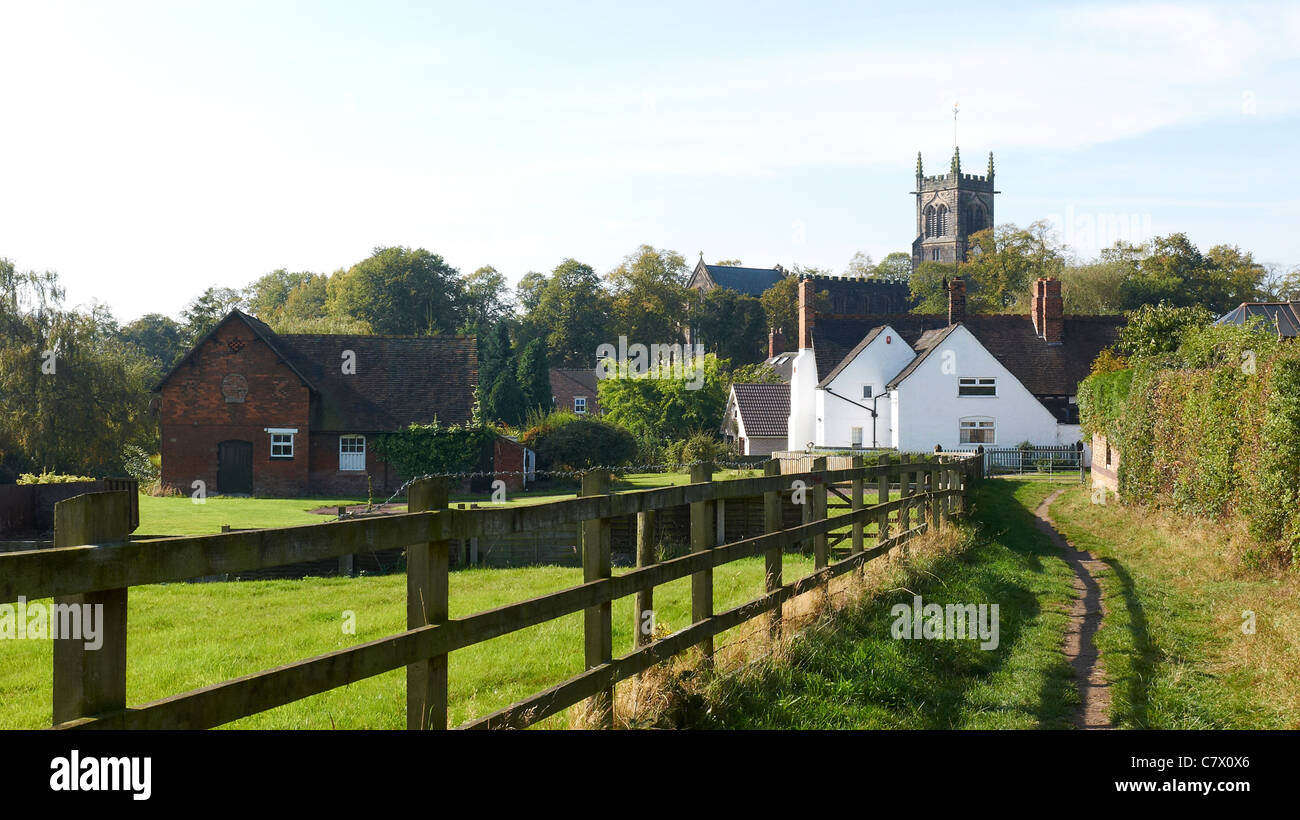 Building fence peaceful view english british outside england nobody ...