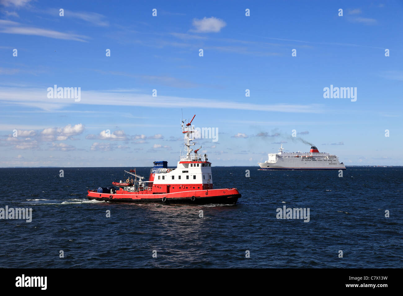 Fireboat sea hi-res stock photography and images - Alamy