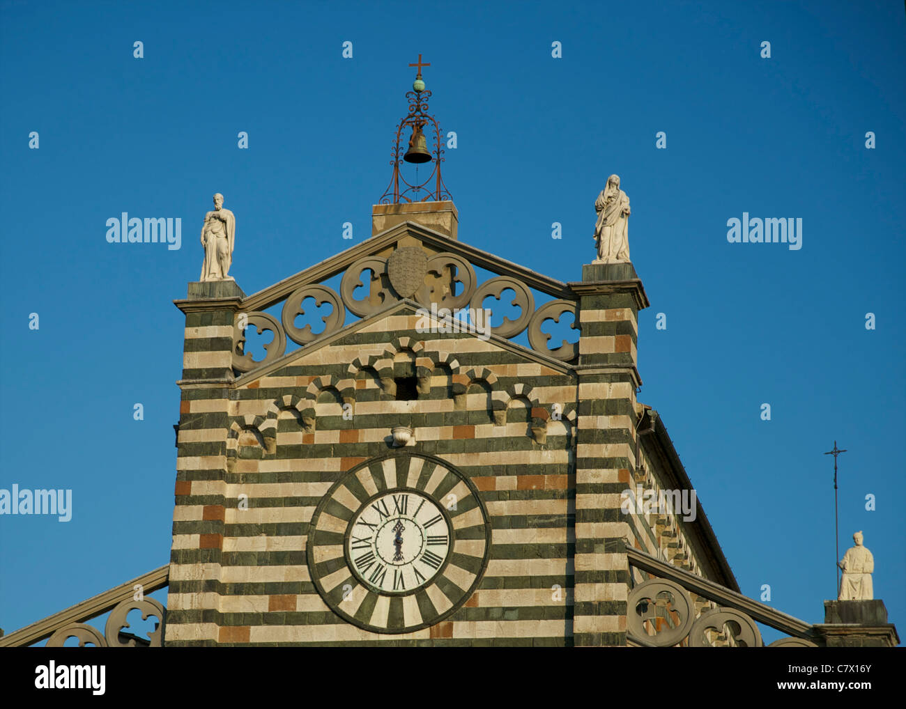 Duomo di Prato; the magnificent cathedral in the centre of Prato Stock ...