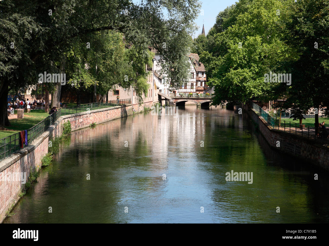 France Alsace Strasbourg canal Stock Photo - Alamy