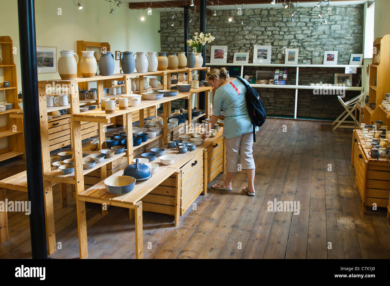 The Wensleydale Pottery in Hawes in Wensleydale in North Yorkshire ...