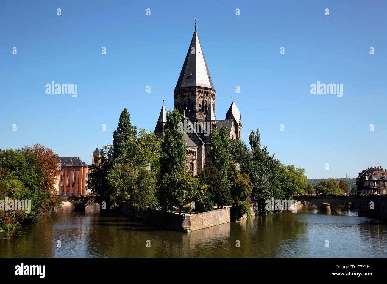 France Lorraine Metz church Stock Photo - Alamy