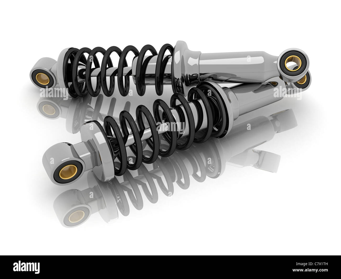 shock absorber car (done in 3d, isolated Stock Photo - Alamy