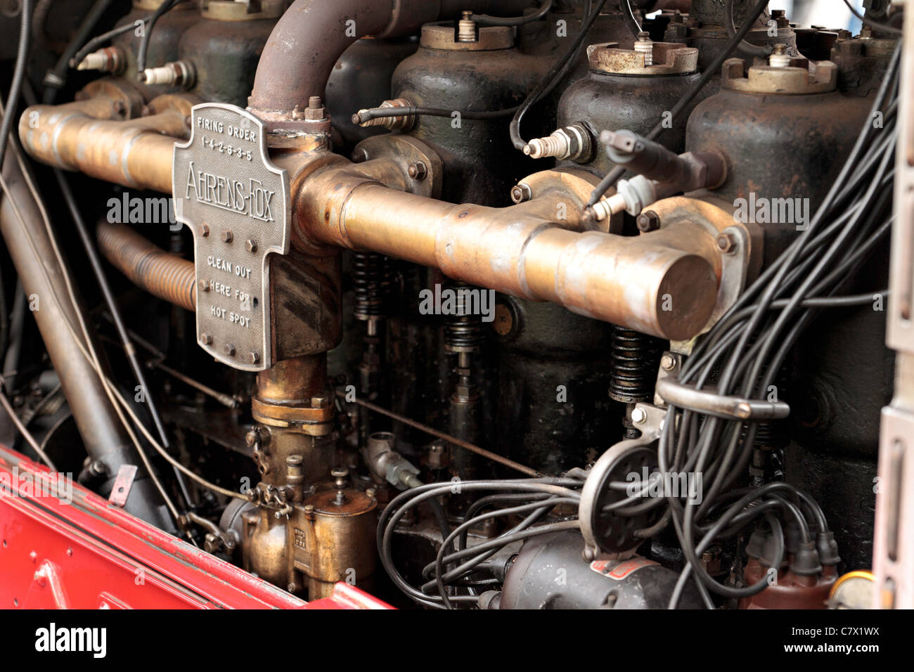 Ahrens Fox fire engine, dated 1927 Stock Photo - Alamy
