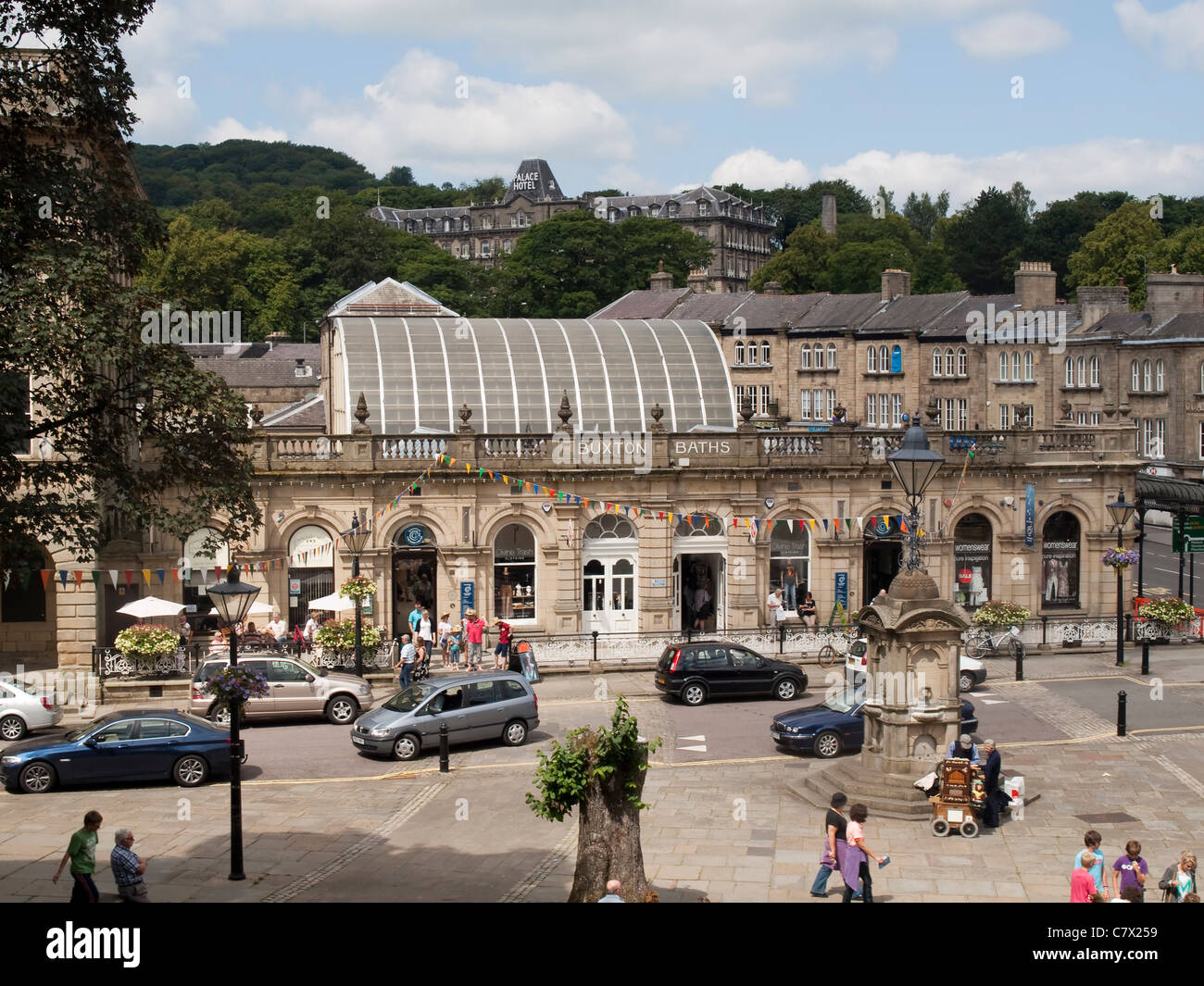 Buxton Baths, Buxton Derbyshire. Once a thermal baths it is now a ...