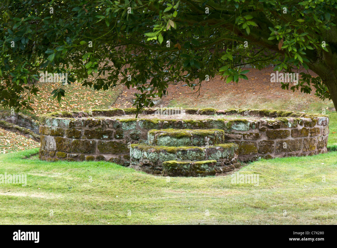 Old English cock fighting pit in the village of Beckbury Stock Photo ...