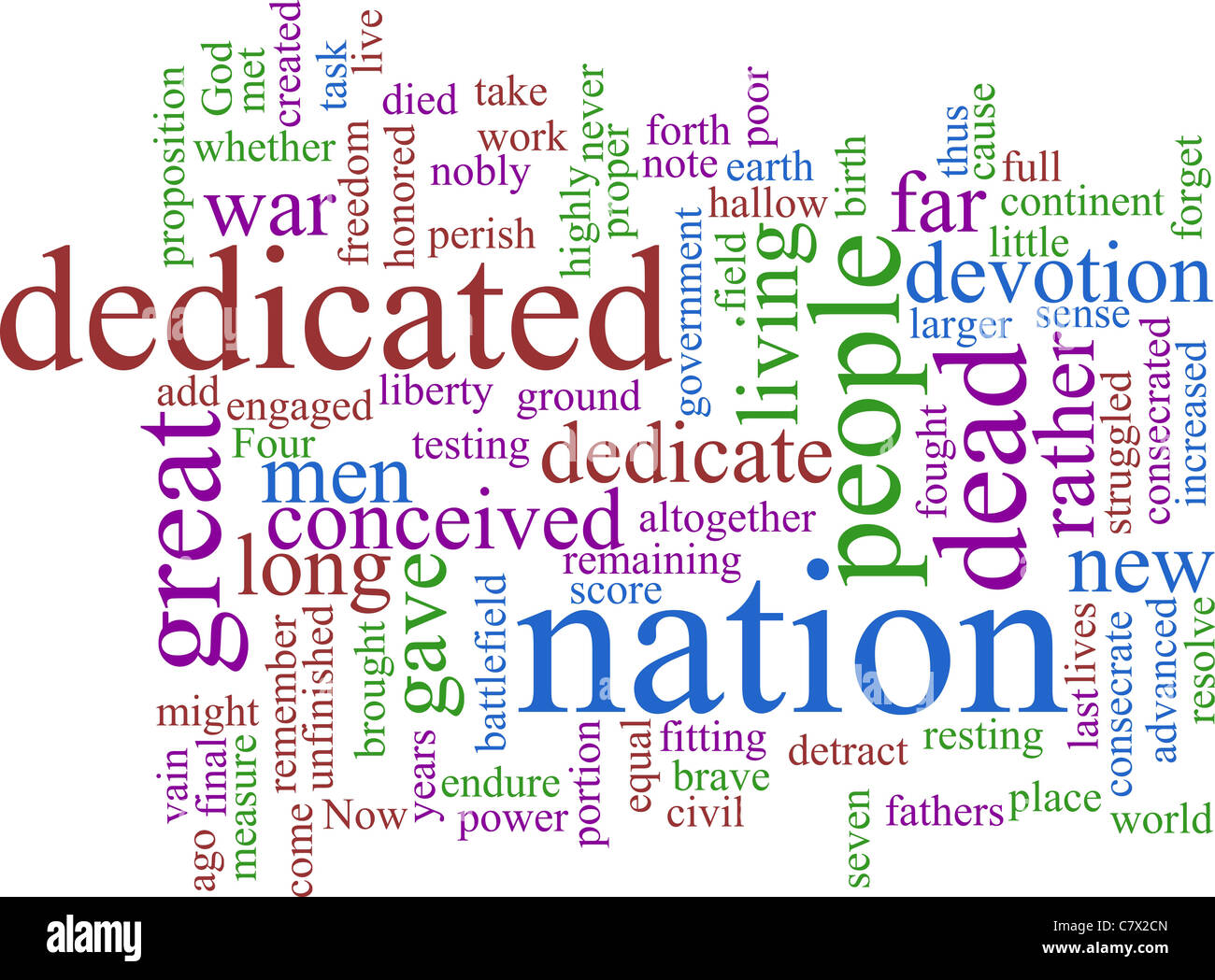 Gettysburg address hi-res stock photography and images - Alamy