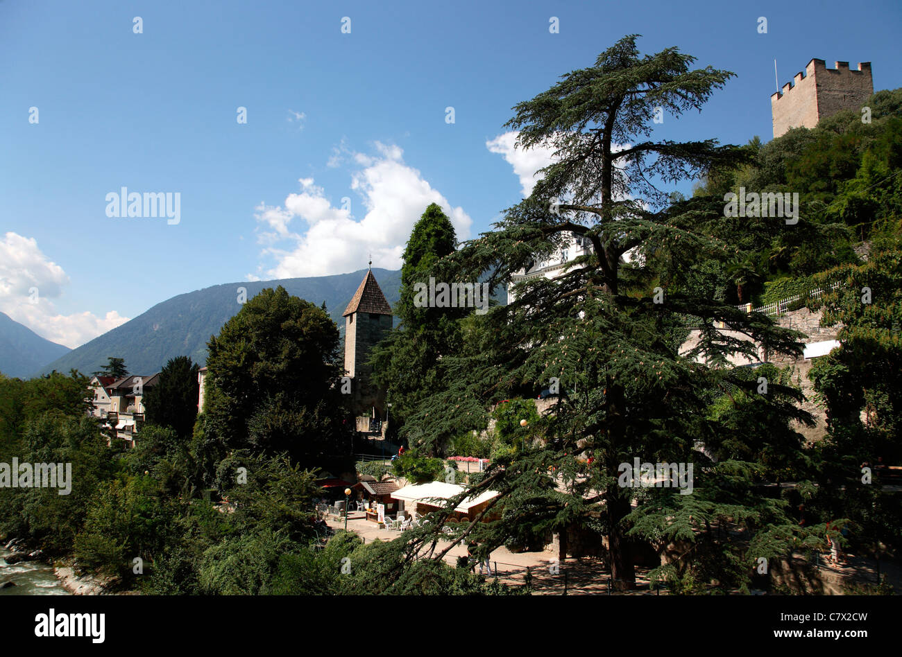 Italy South Tyrol Meran Stock Photo - Alamy