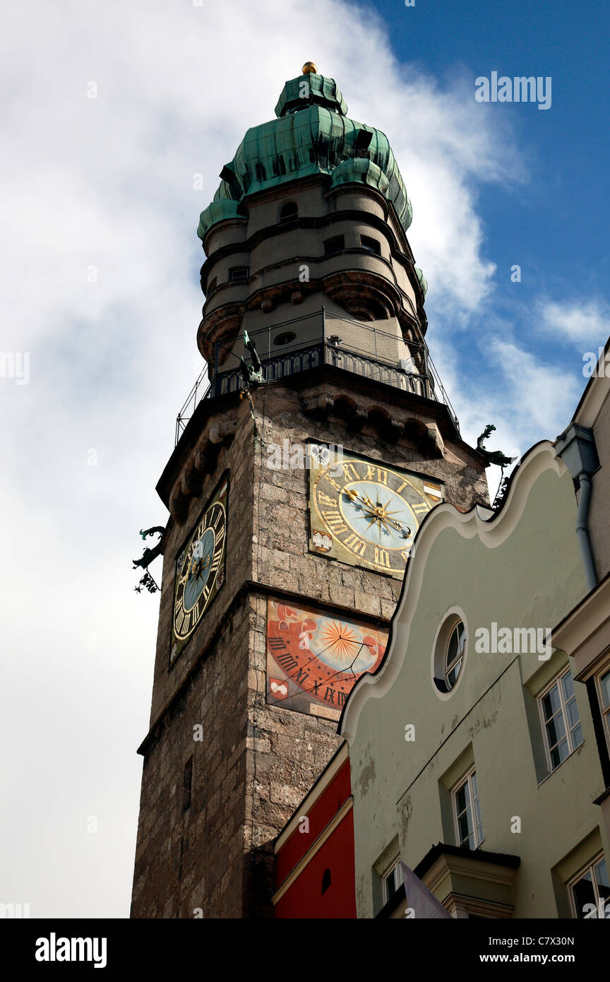 Austria Innsbruck Tower Stock Photo - Alamy