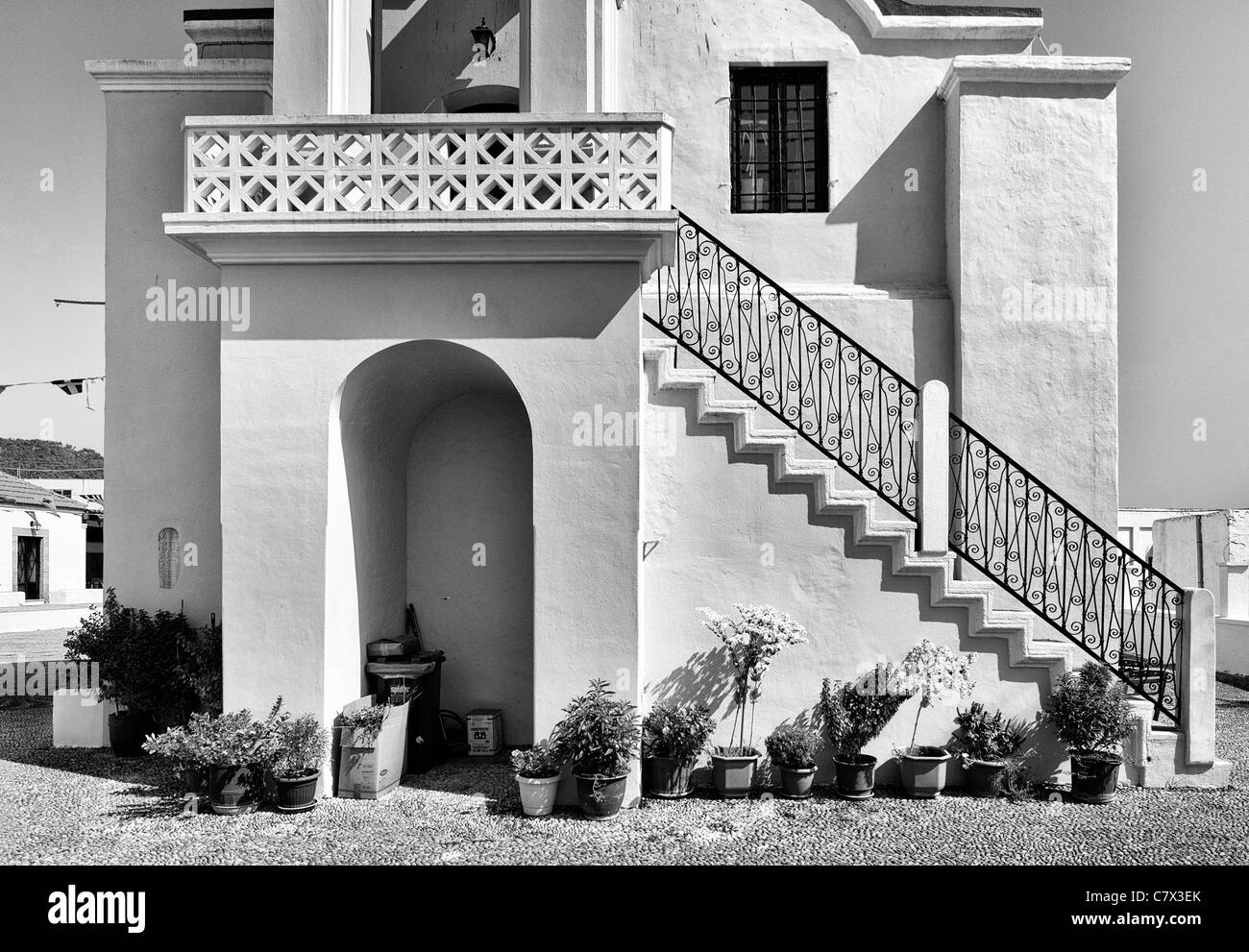 Church in Apollona Island of Rhodes Greece Stock Photo - Alamy