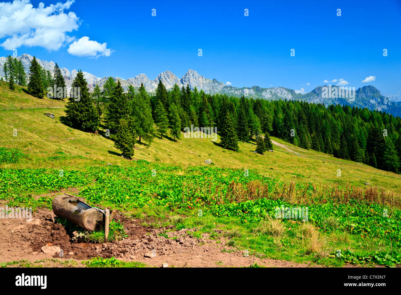 Falcade Italy The Dolomites Stock Photo - Alamy