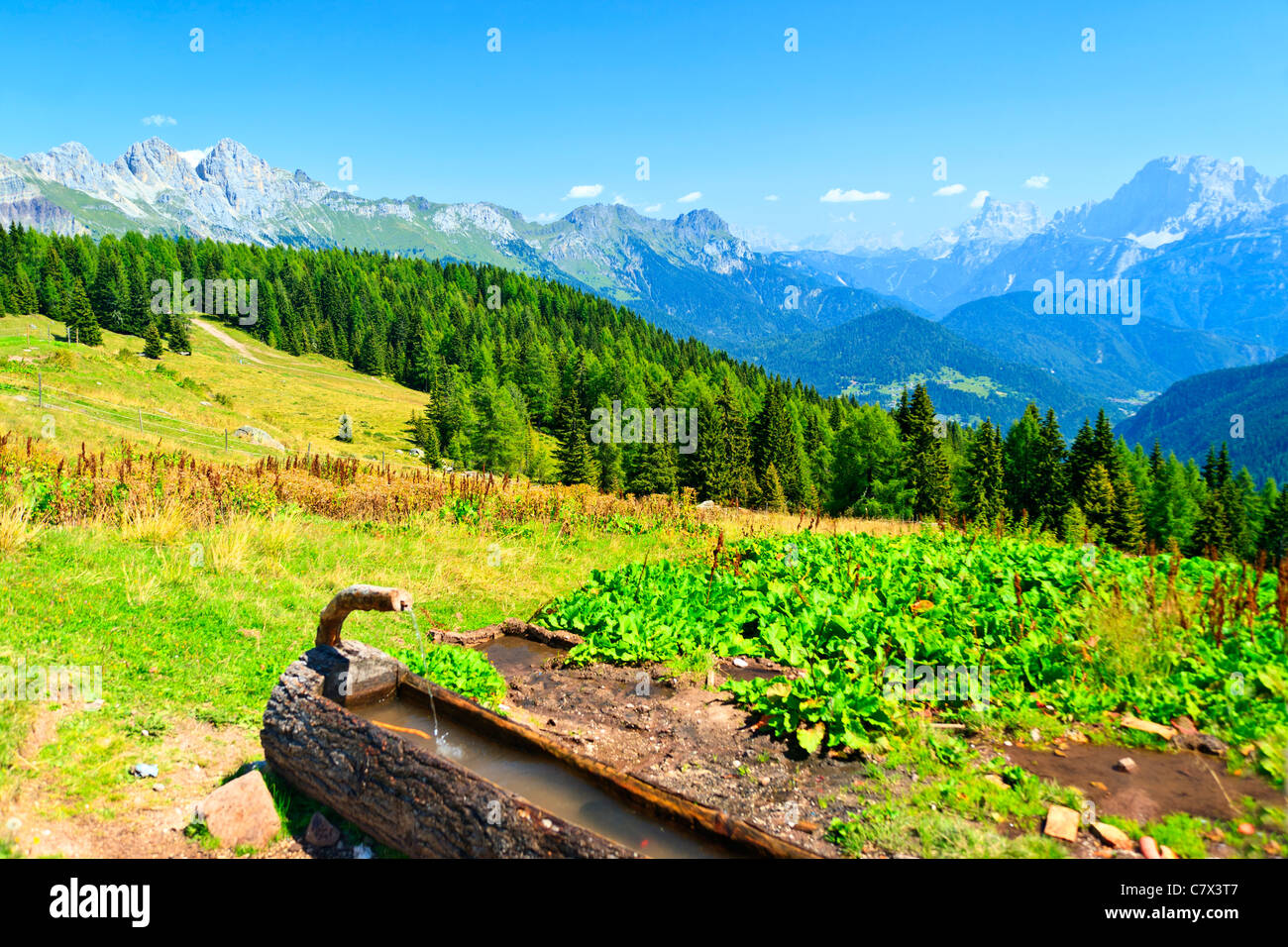 Falcade Italy The Dolomites Stock Photo - Alamy