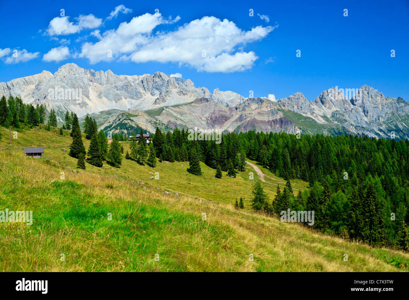 Falcade Italy The Dolomites Stock Photo - Alamy