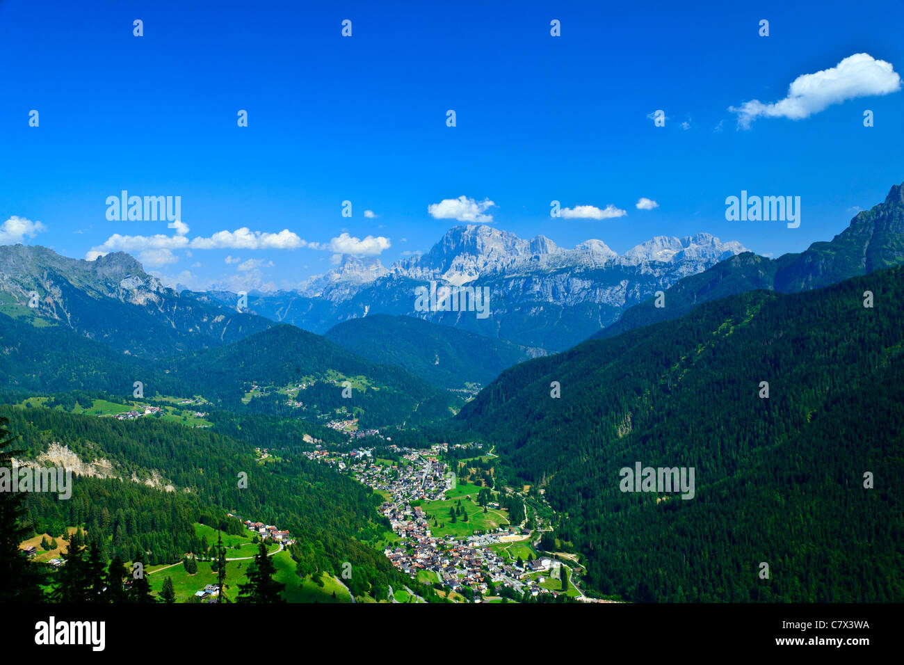 Falcade Italy The Dolomites Stock Photo - Alamy