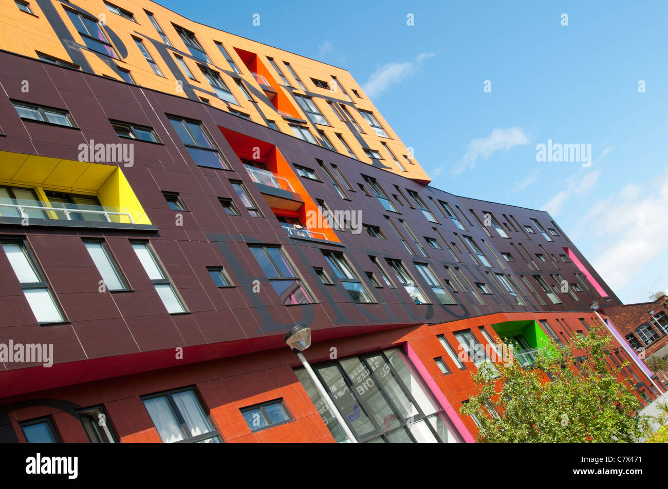 The Chips apartment building, designed by Will Alsop, New Islington ...