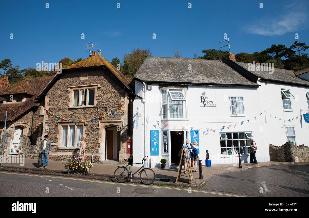 The village of Beer in Devon Stock Photo - Alamy