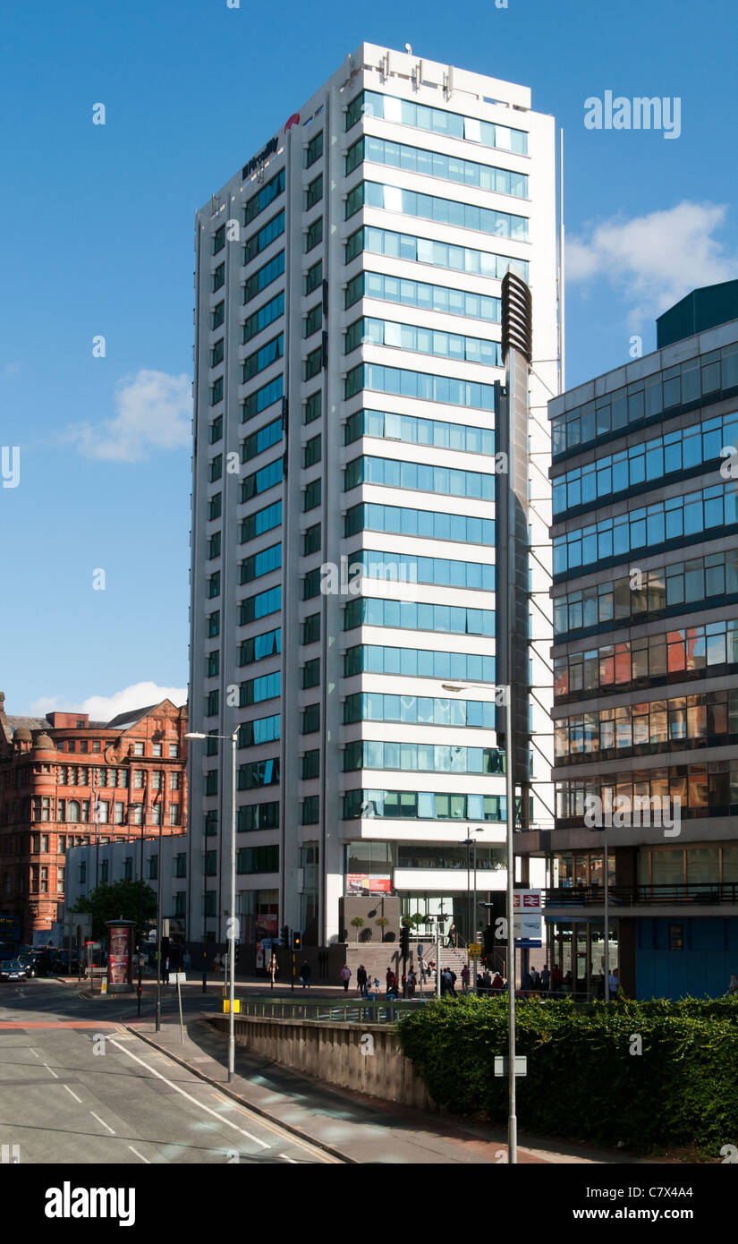 111 Piccadilly tower block. Piccadilly, Manchester, England, UK ...