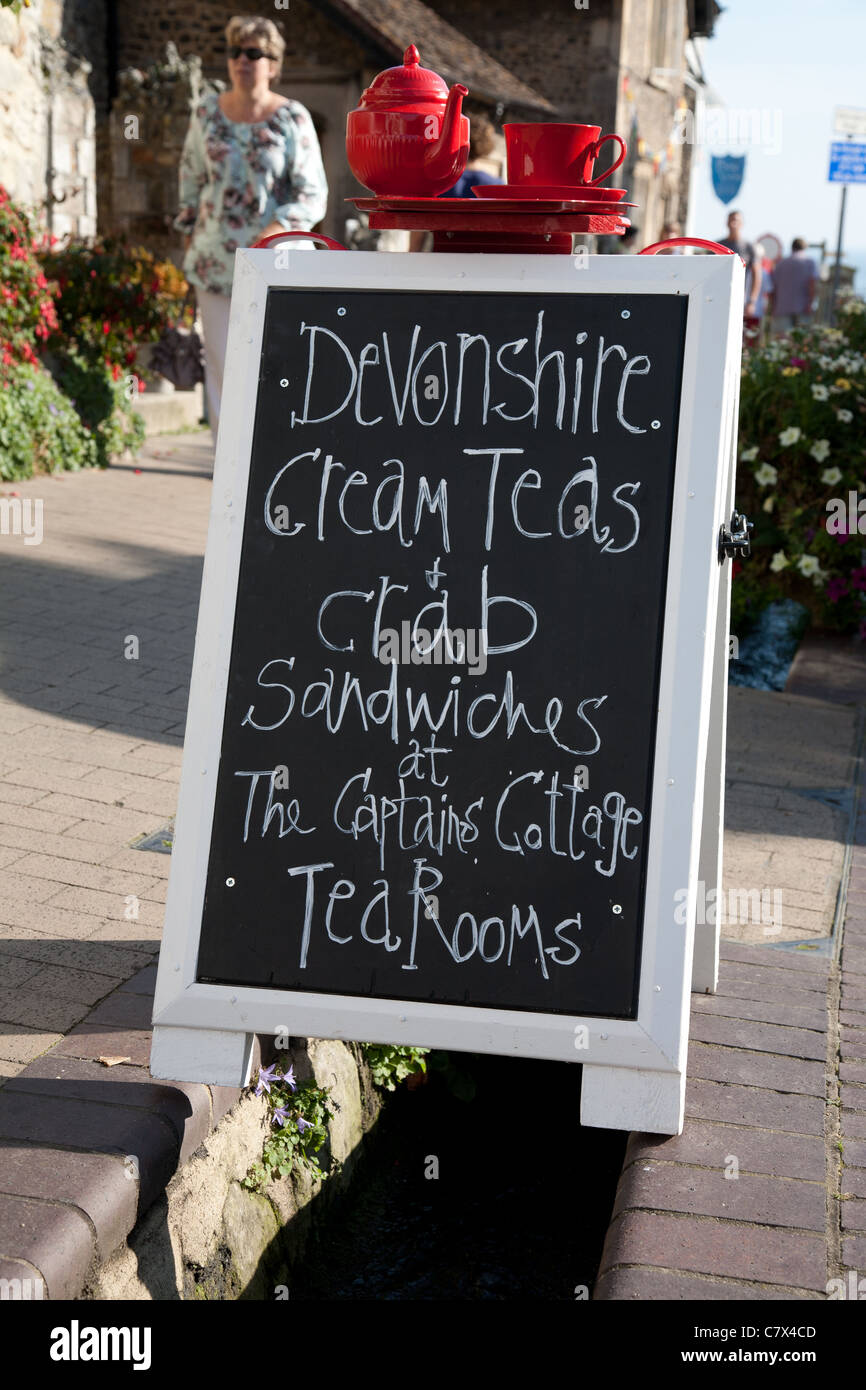Devon Cream Tea Sign High Resolution Stock Photography and Images - Alamy