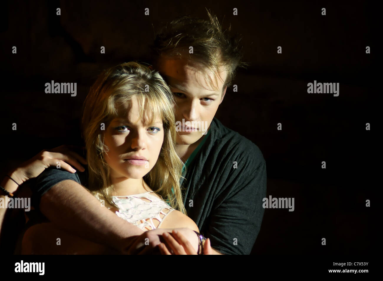 Young English couple Stock Photo - Alamy