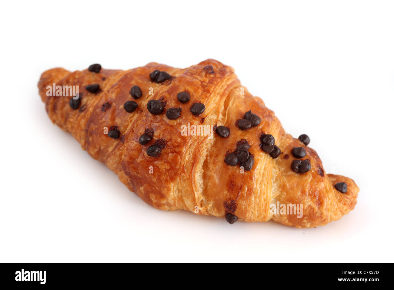 Croissant au chocolat Chocolate Croissant Stock Photo - Alamy